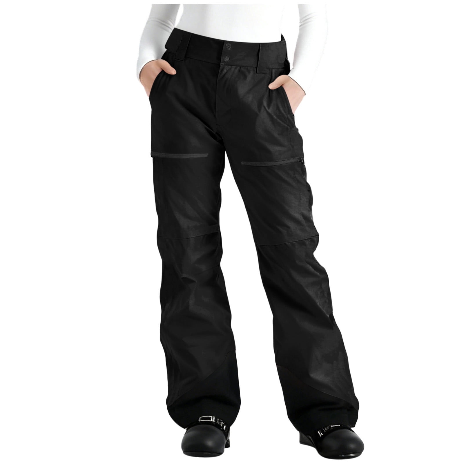 Hurxie Snow Pants Womens Ski Hiking Pants Outdoor Insulated Softshell ...