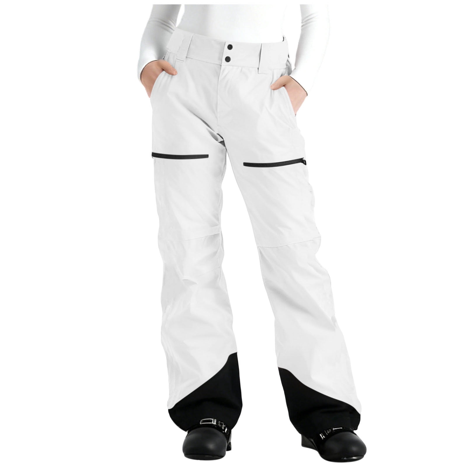 Hurxie Snow Pants Womens Ski Hiking Pants Outdoor Insulated Softshell ...
