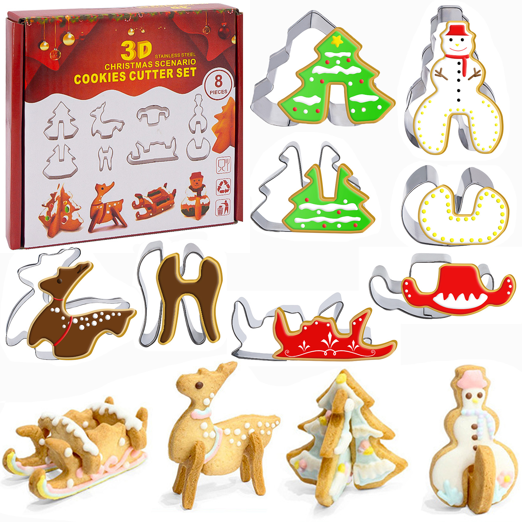 Wilton Cookie Cutter Box Set, 101 pc. - Walmart.com