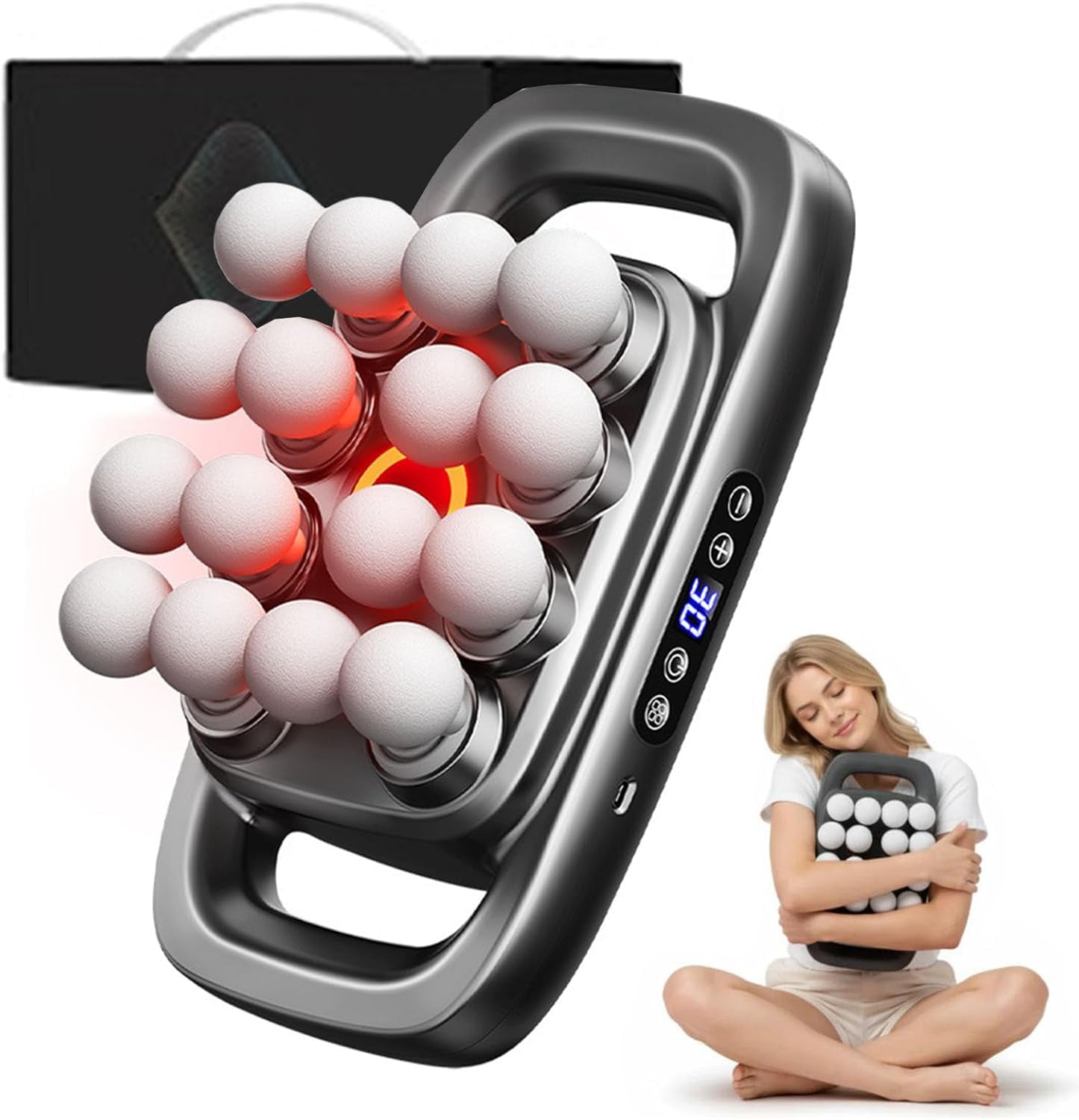 Husband 2.0 Knot Buster, 16 Ball Massager, 16 Head Massage Gun Deep ...
