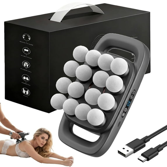 Husband 2.0 Knot-Buster, 16 Head Massage Gun Deep Tissue with 3 Modes ...