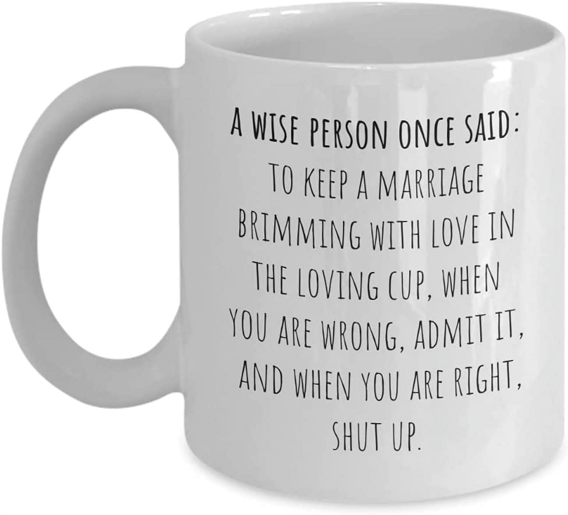Husband Coffee Mug - Wife Coffee Mug - Married Couple Gifts - Couples ...