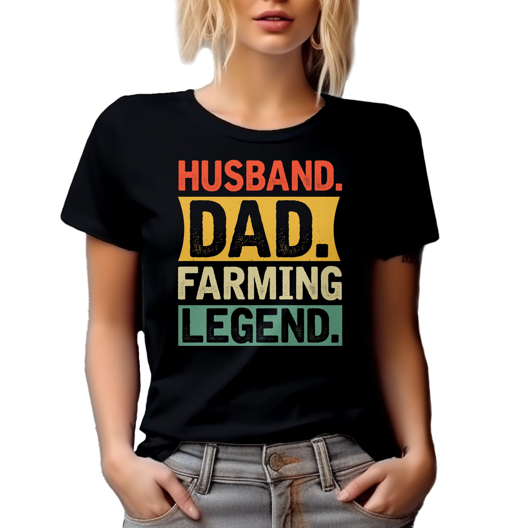 Husband. Dad. Farming Legend. - Farmer Father's Day or Agriculturist ...