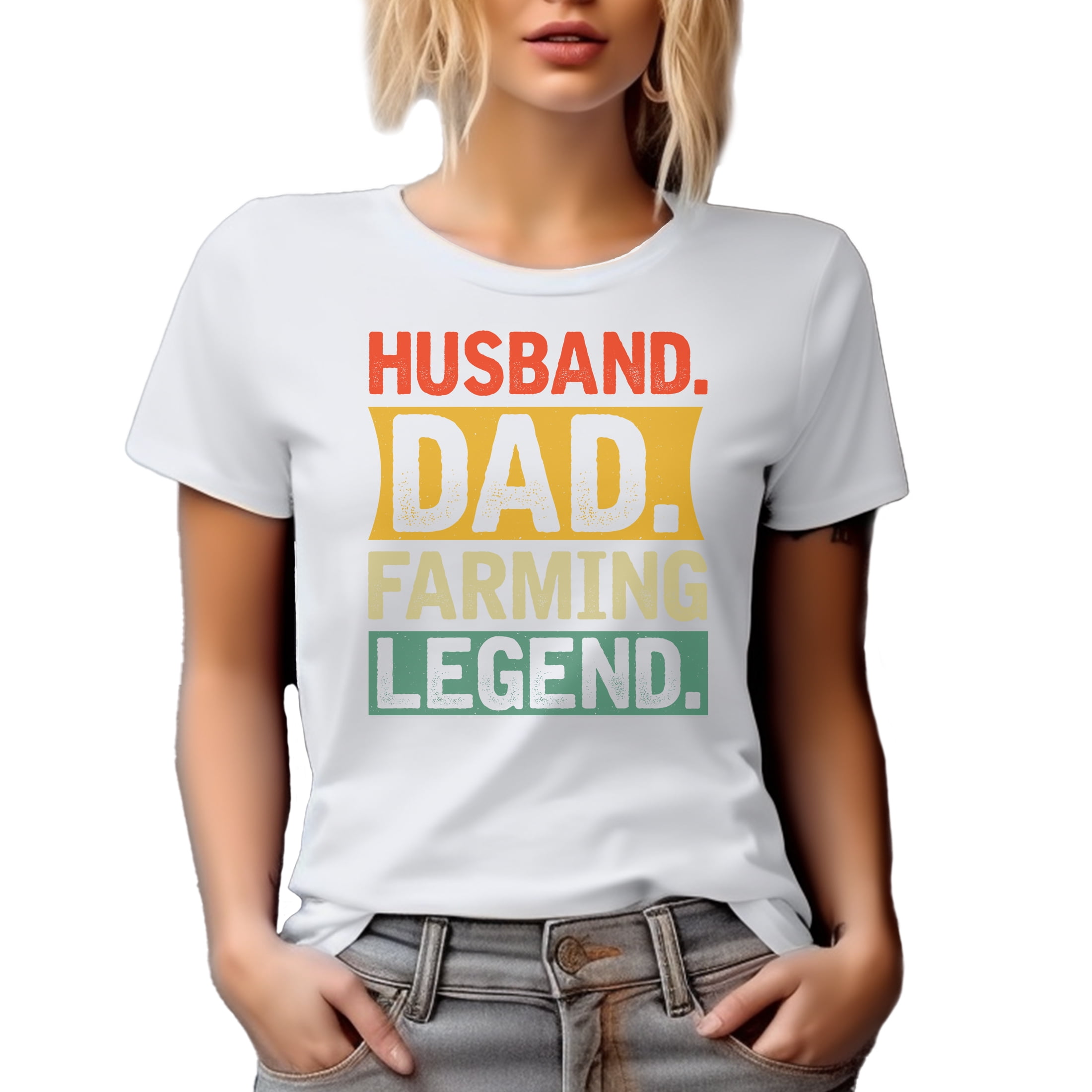 Husband. Dad. Farming Legend. Farmer Father's Day or Agriculturist Dad ...
