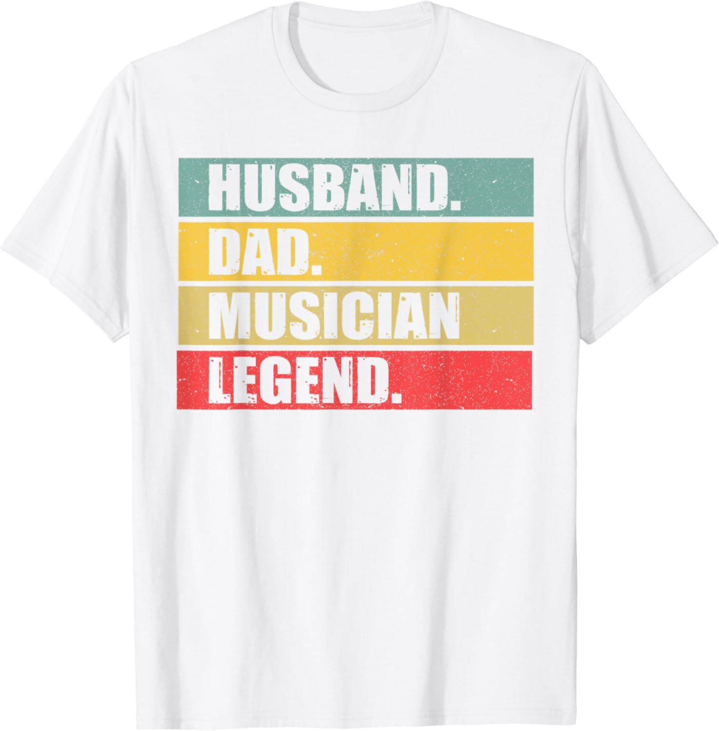 Husband Dad Musician Quote Music Vintage Fathers Day T-Shirt - Walmart.com