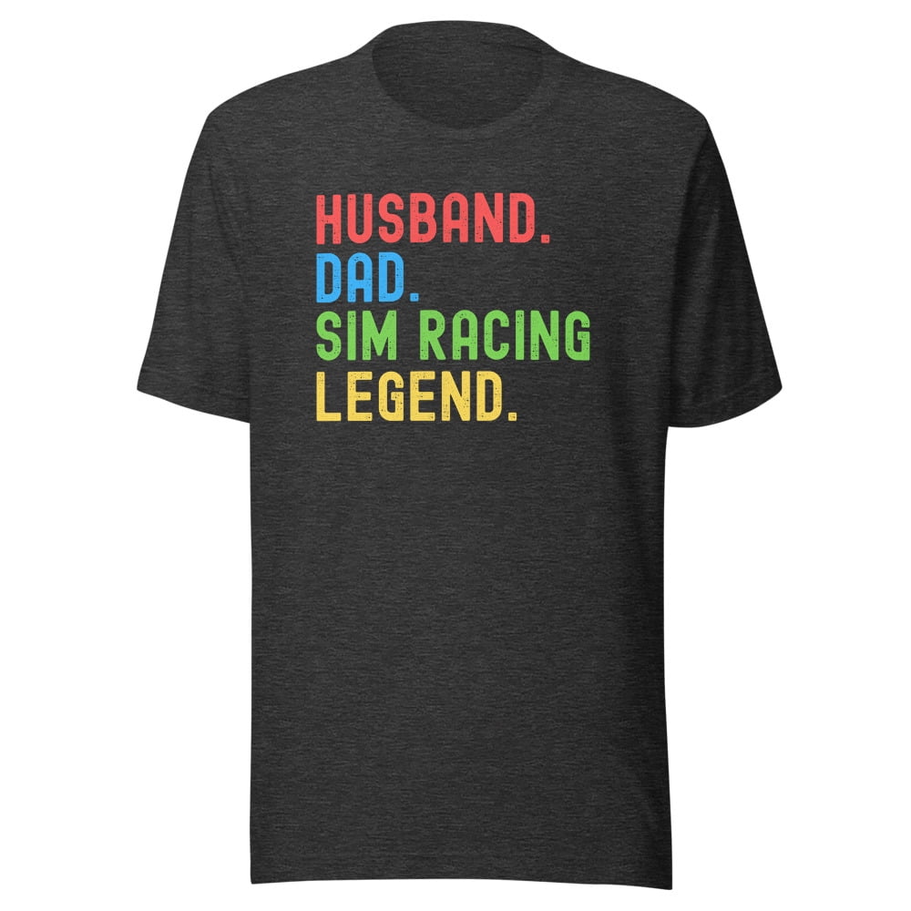 Husband Dad Sim Racing Legend Shirt, Unisex, Racing Sim Shirt, Funny ...