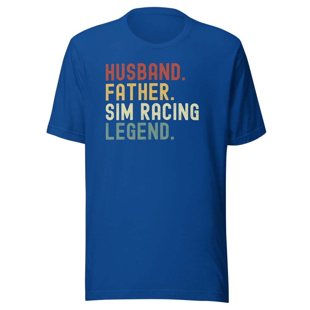 Husband Father Sim Racing Legend Shirt, Unisex, Racing Sim Shirt, Funny ...