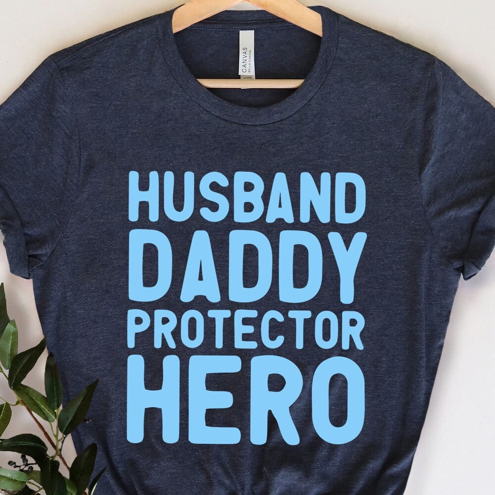 Husband Gift Husband. Daddy. Protector. Hero. Fathers Day Gift Funny ...