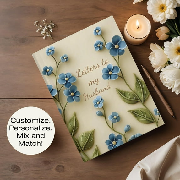 Husband Memory Journal With Heartfelt Letters And Soft Tribute Notes ...