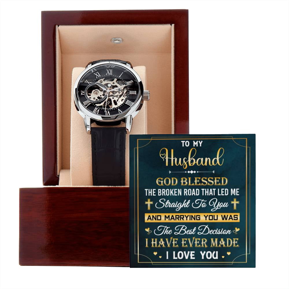 To My Husband Watch Gifts For Husband, Birthday Anniversary Gift From ...