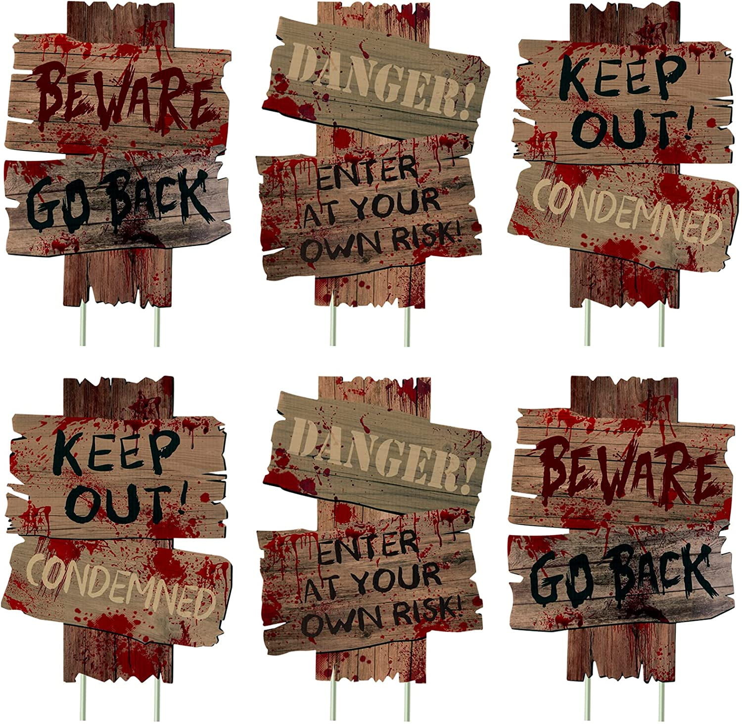 Halloween Keep Out Signs