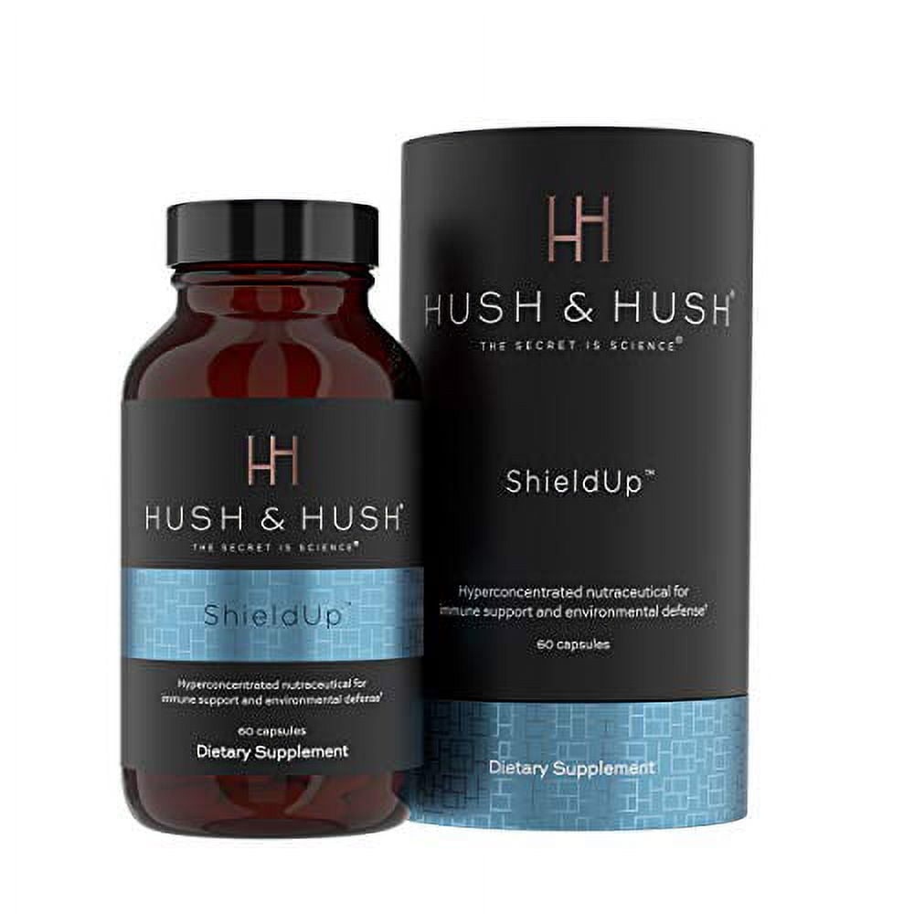 Hush & Hush ShieldUp - Immune Booster Energy Supplement - Brain Booster ...