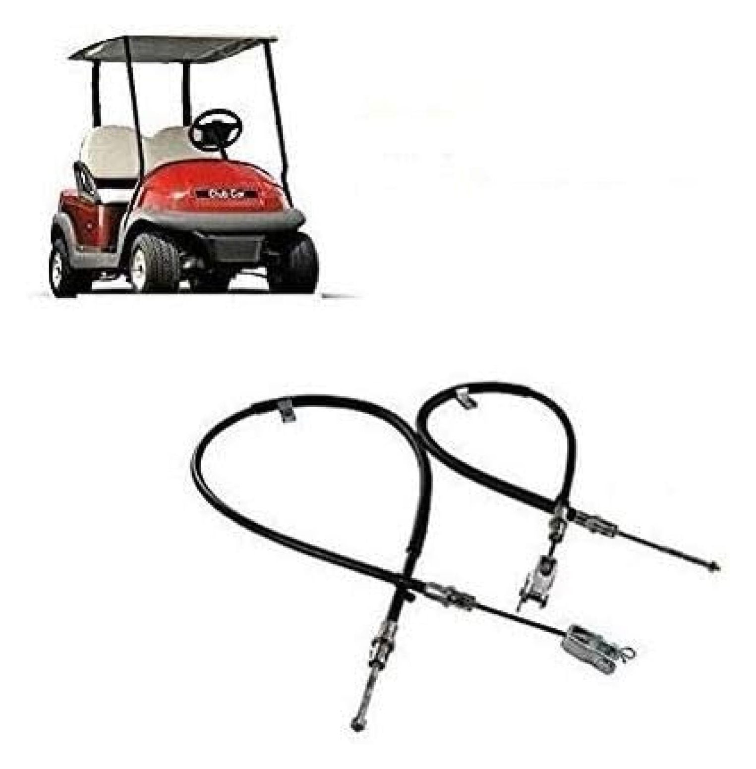 Huskey Brake Cable Set for Club Car Precedent Golf Cart Driver ...