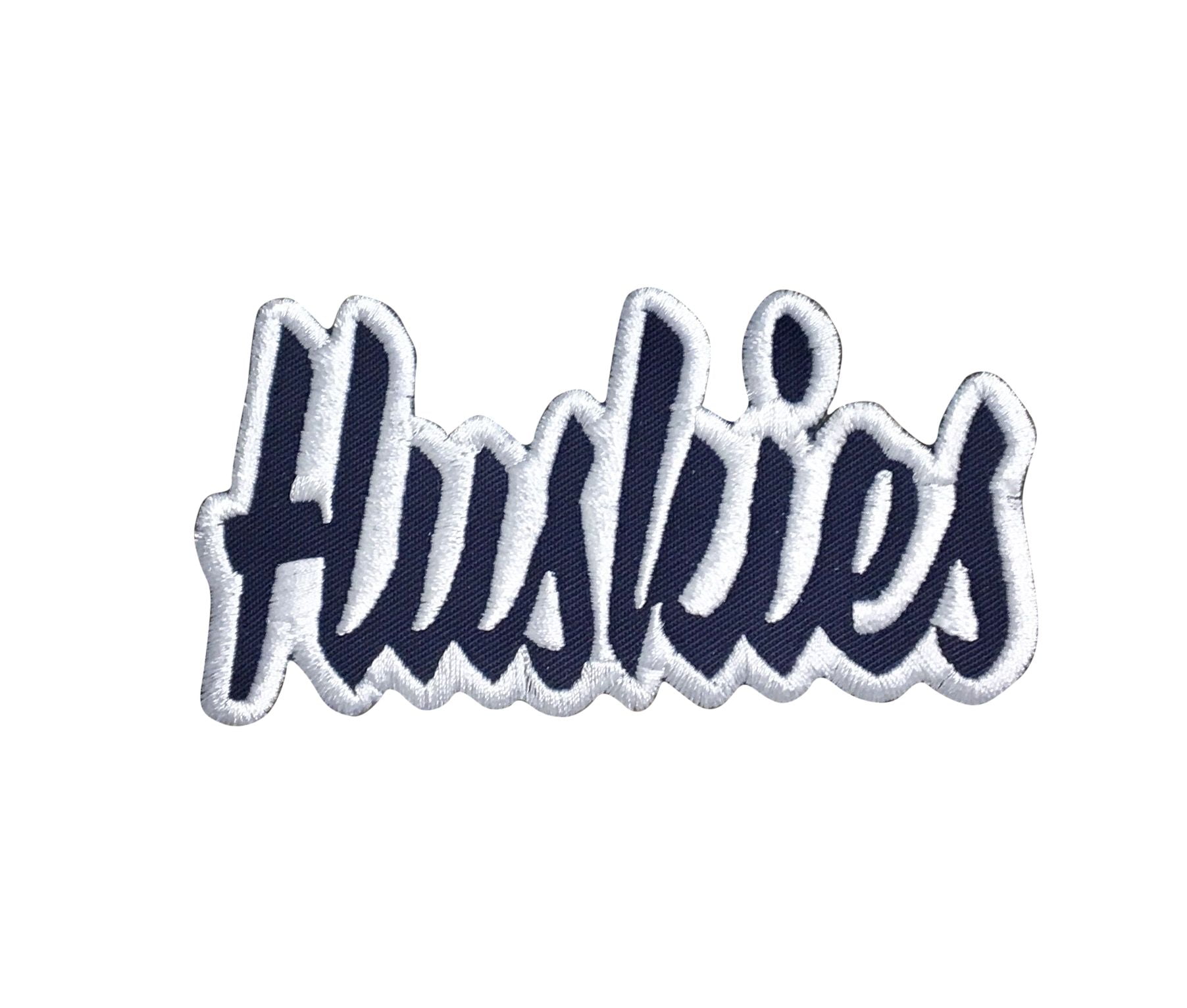 Huskies - Navy Blue/White - Team Mascot - Words/Names - Iron on ...
