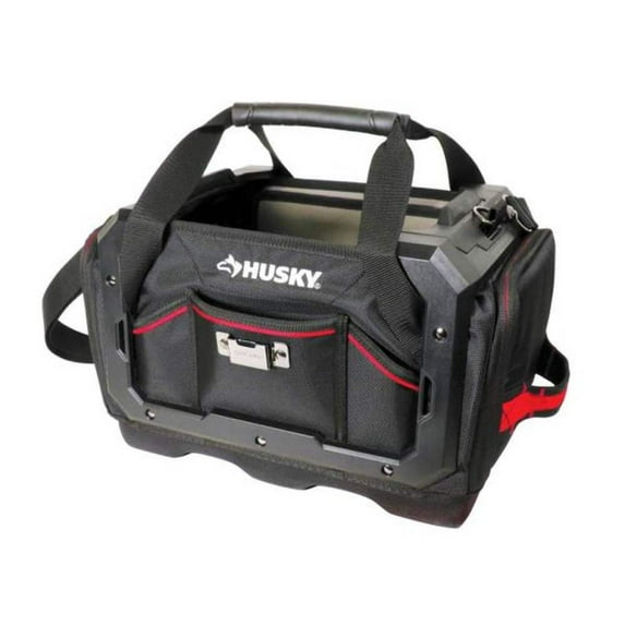 Husky 16 in. Stack Tool Tote, Black - Walmart.com