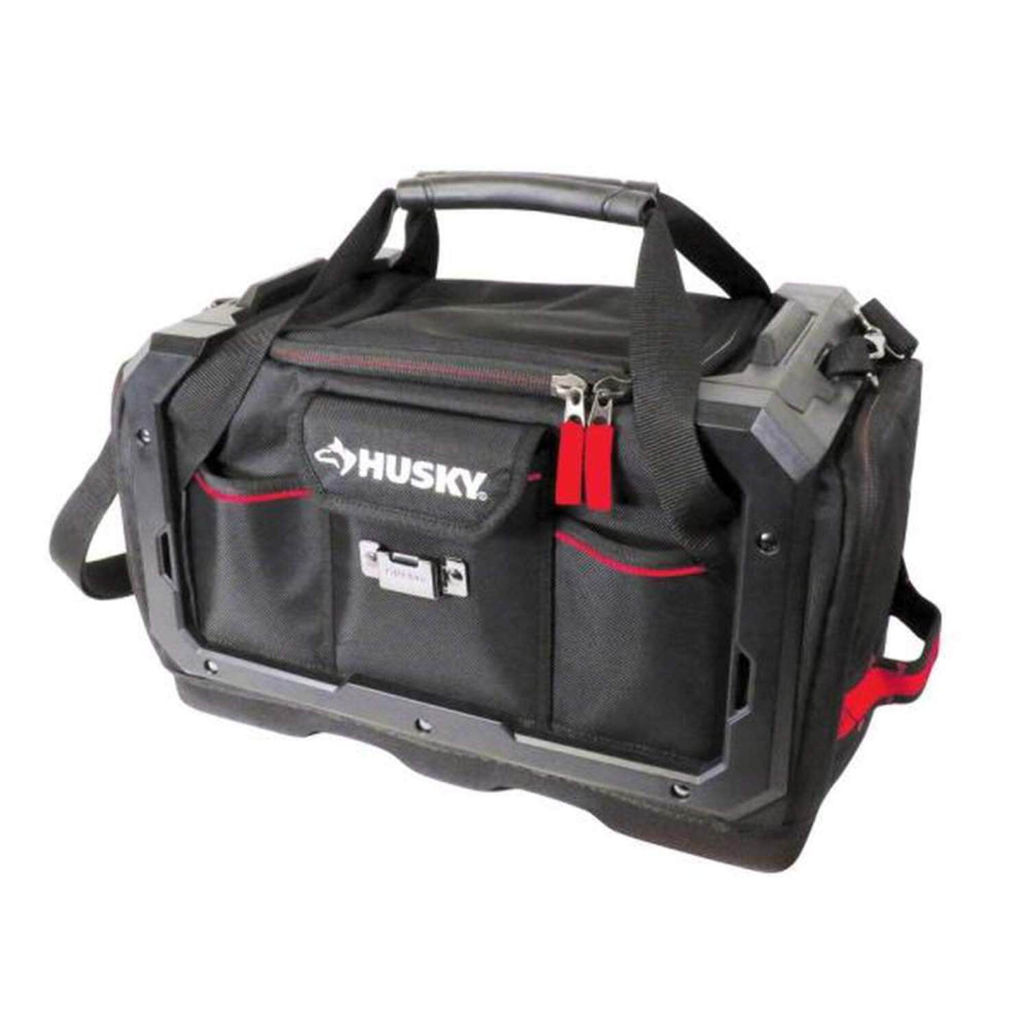 Husky 19 in. STACK TOOL BAG, Black - Walmart.com