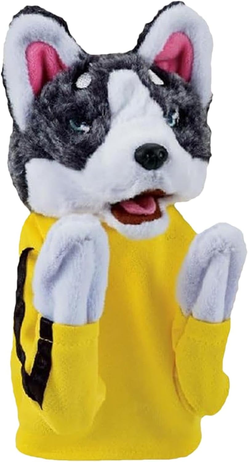 Husky Boxer Hand Puppet, Kung Fu Animal Toy, Husky Glove Doll Children ...