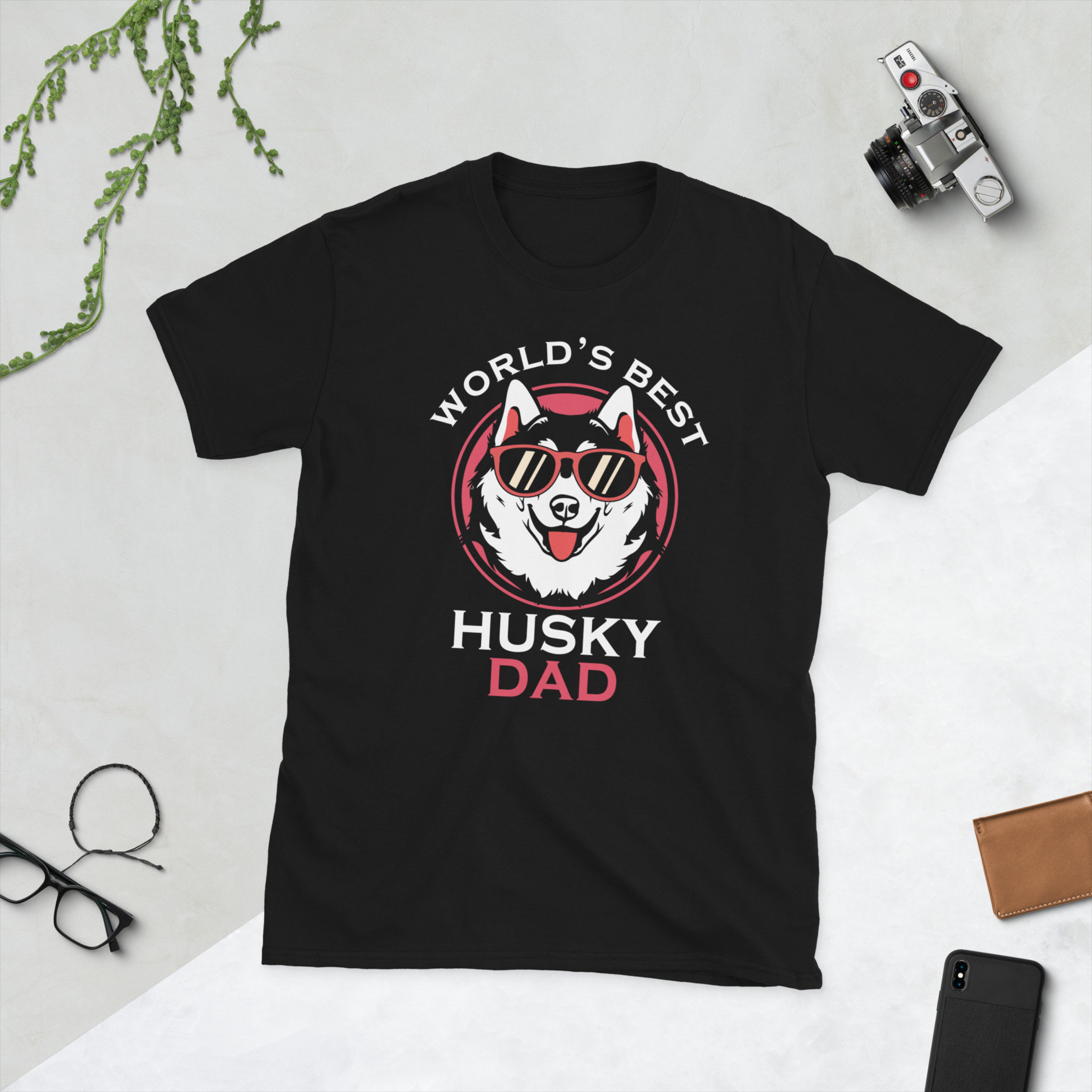 Husky Dad Shirt, Worlds Best Husky Dad, Dog Dad Shirts For Men, Gifts Dog Dad, Fathers Day Shirt ...
