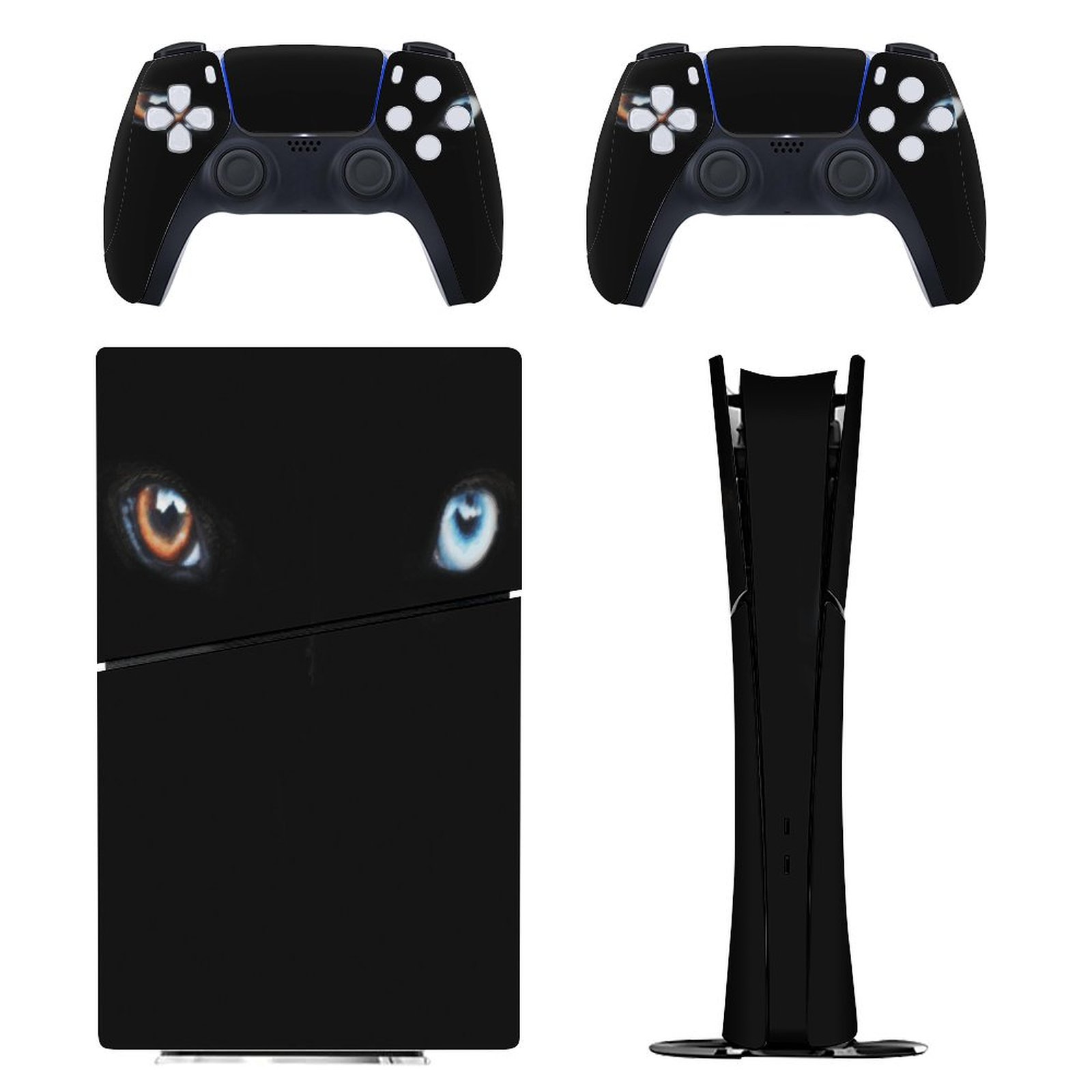 Husky Eyes PS5/PS5 Slim Digital Disc Skin Sticker For Console And ...