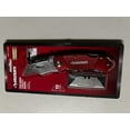 Husky Heavy Duty Folding Lock-Back Utility Knife, Safety Design with 10 ...