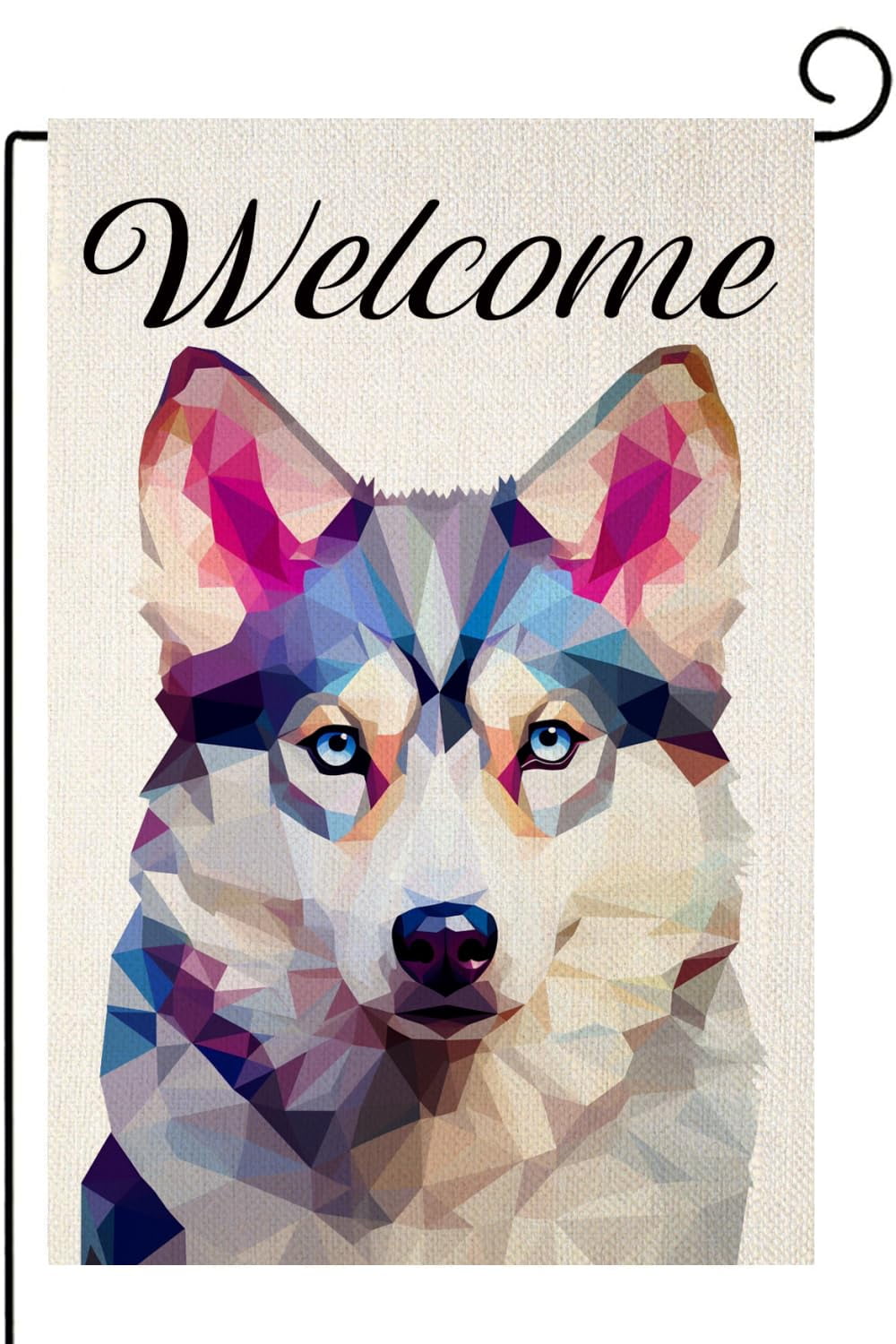 Husky Garden Flag Summer Flag Spring Autumn Welcome Yard Flag Dog Flags ...