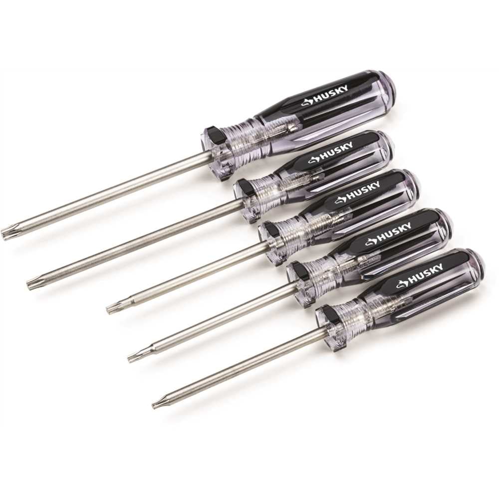 Husky H5PCTORXSDS Torx Screwdriver Set - Walmart.com