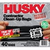 Husky 42 Gallon Contractor Clean-Up Bags, 3-Mil Thick, 50-Count, Heavy ...