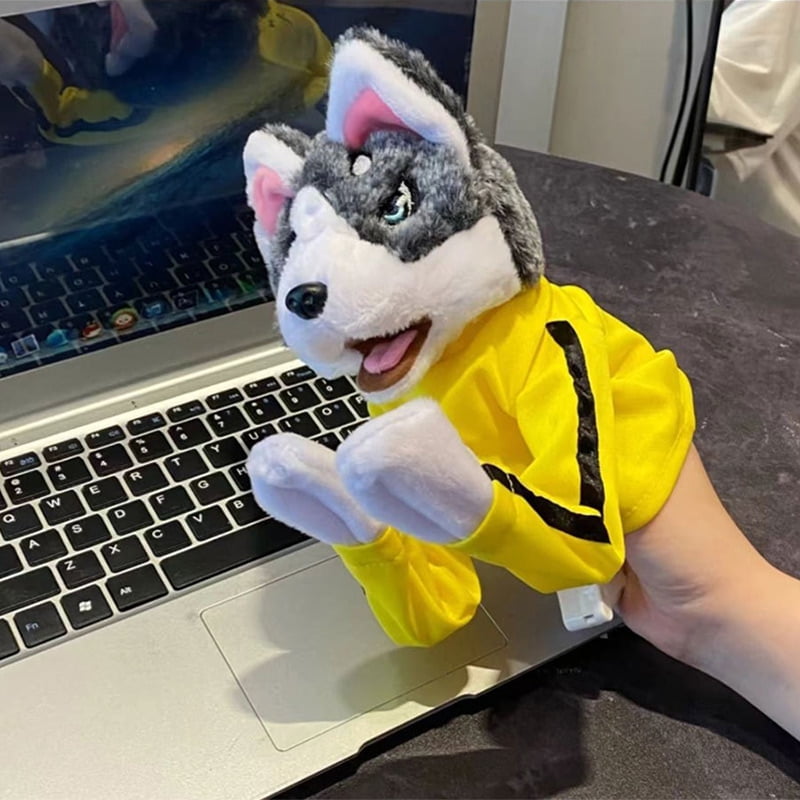 Husky Interactive Puppet Fierce Boxing Dog Doll Sound Production ...