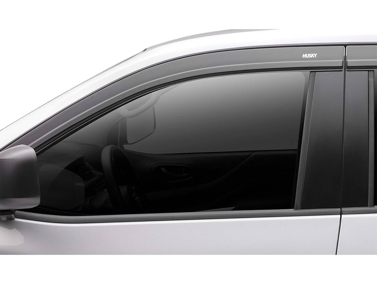 Husky Low Profile Ventvisors Fit 22-25 Frontier Crew Cab 4 pc Smoke ...