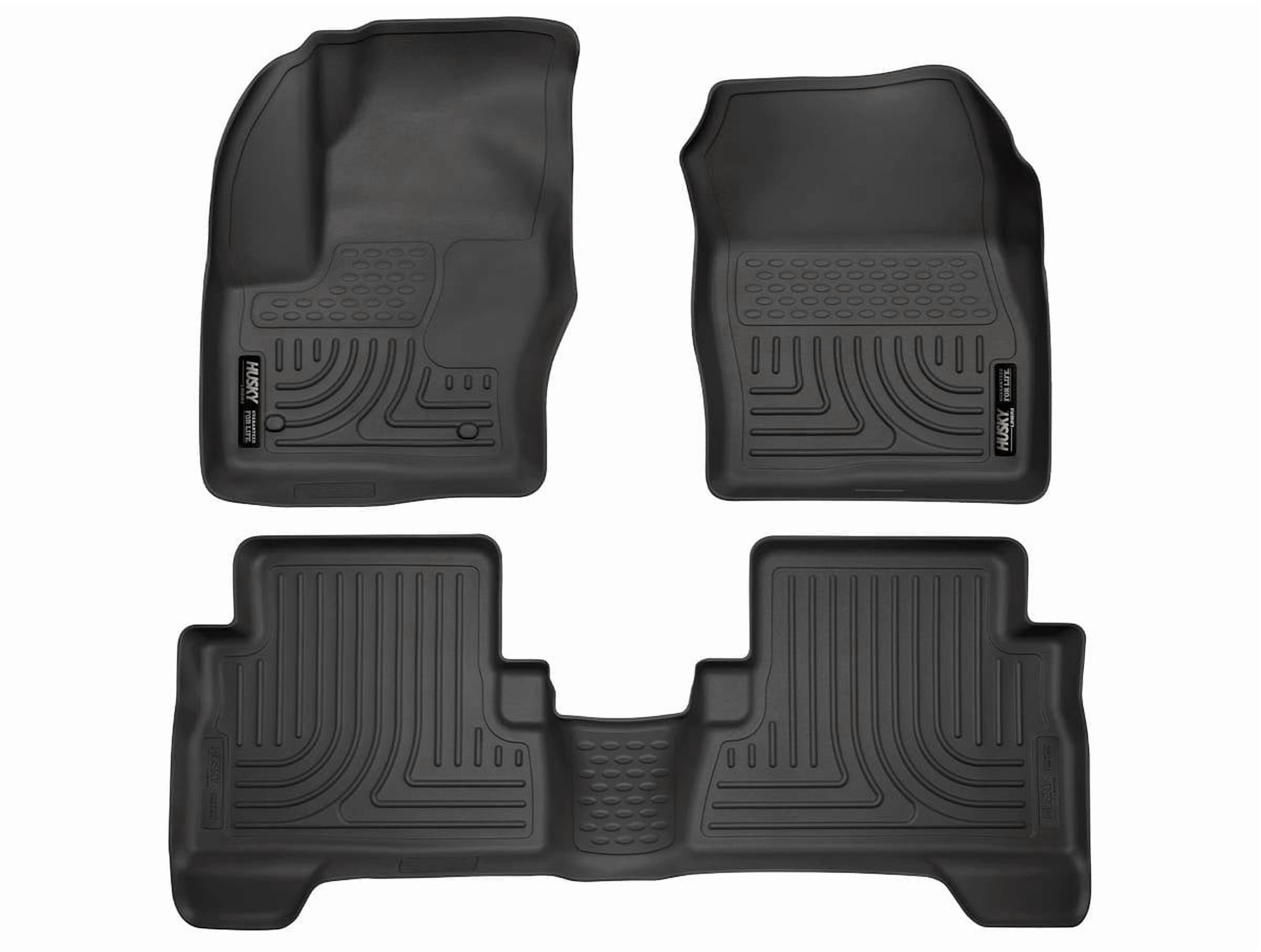 Husky Liners Weatherbeater Floor Mats 99741 Black for 2013-2019 Ford C ...