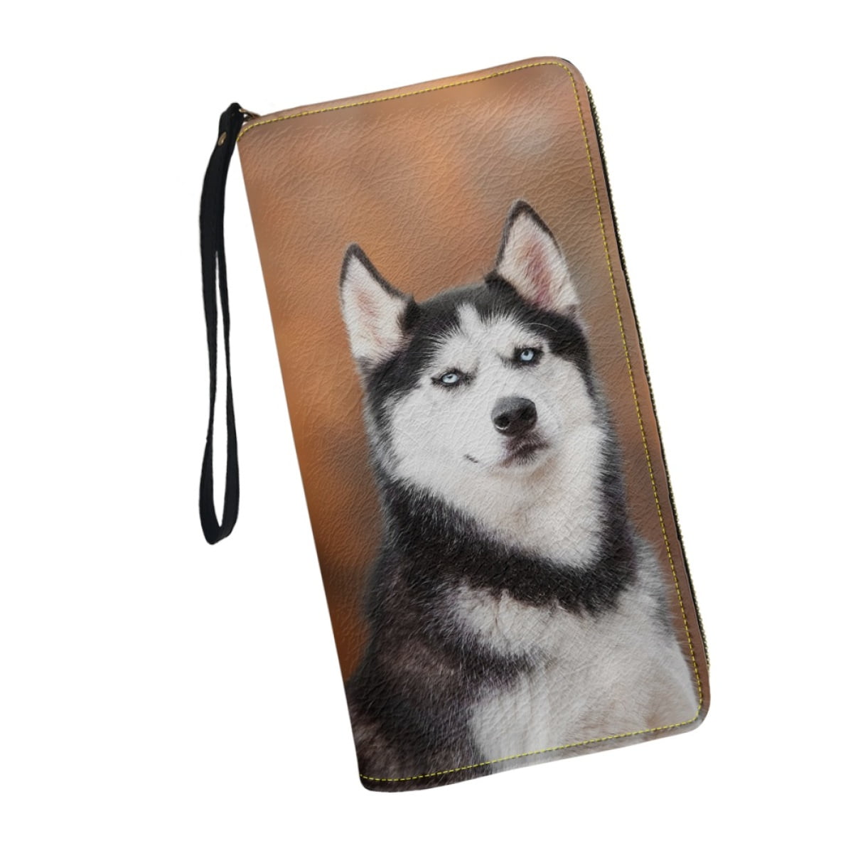 Husky Print Purse Fashion Dogs Multi-card Slots My Wallet With Inner ...