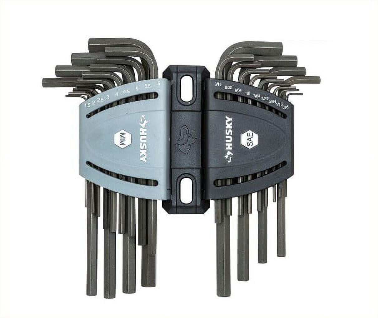 Husky SAE/Metric Long Arm Hex Key Set (26-Piece) - Walmart.com