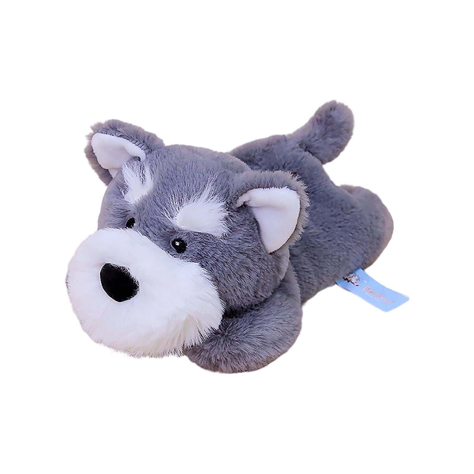 Husky Stuffed Animal, 11.8 " Laying Down Plush, Soft Stuffed Laying ...