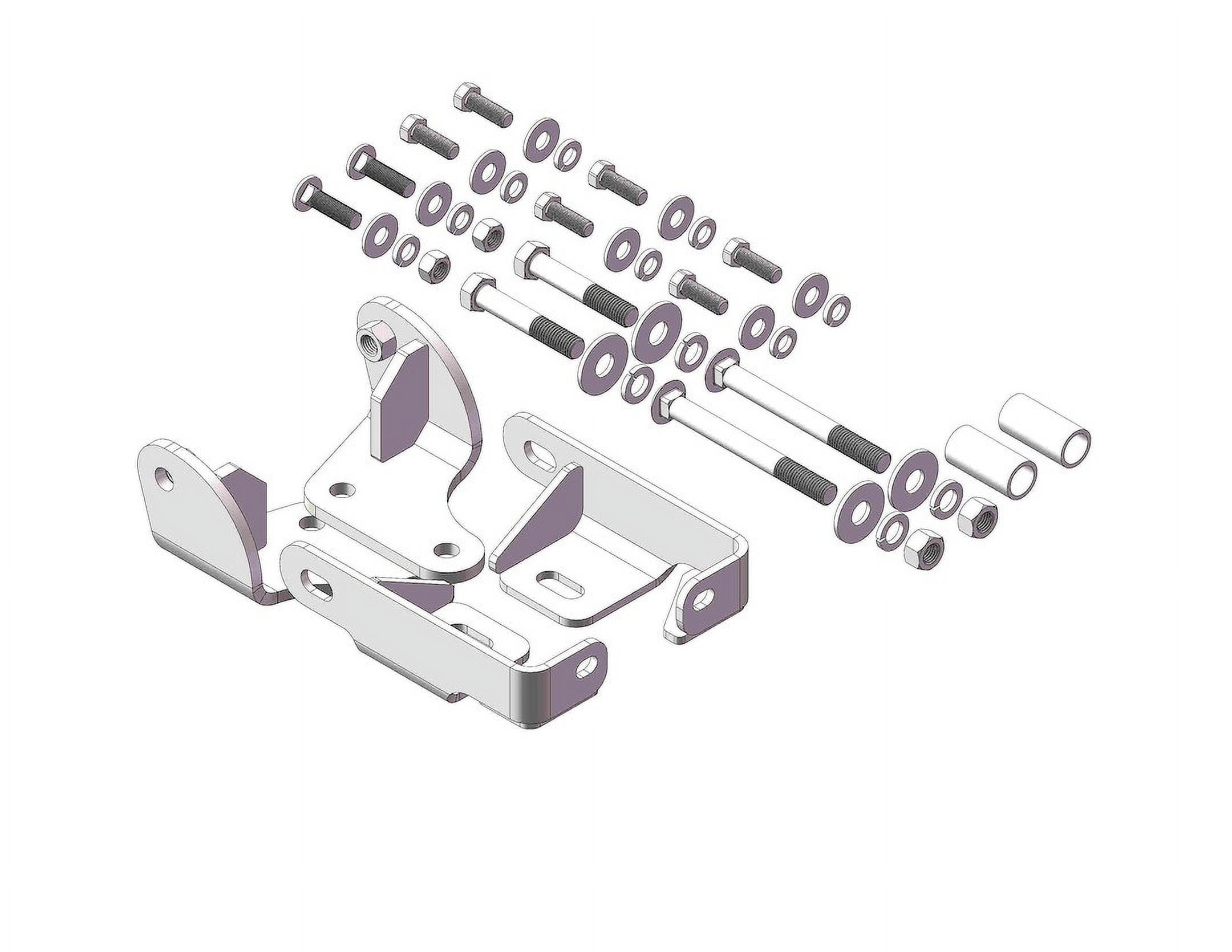 Husky Towing 32556 HITCH FIFTH WHEEL MOUNTING KIT - Walmart.com