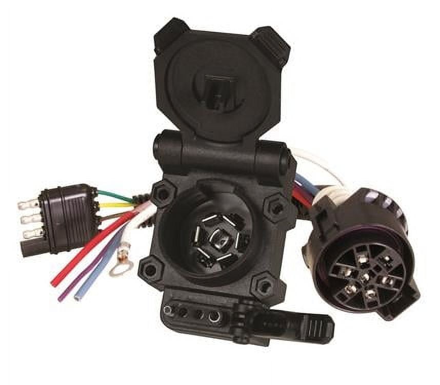Husky Towing 33061 Multi-Tow 4-Way Flat To 7-Way Blade Wiring Connector ...