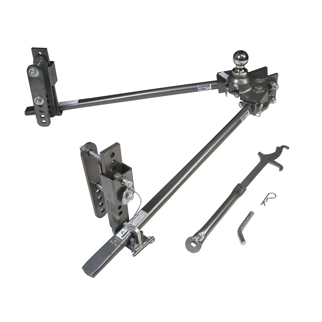 Husky Towing 33092 Heavy Duty 12000 lbs. Round Bar Weight Distribution ...