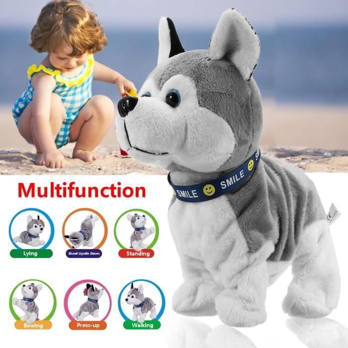 Husky Walking Barking Toy, Musical Singing Dancing Puppy, Volume ...