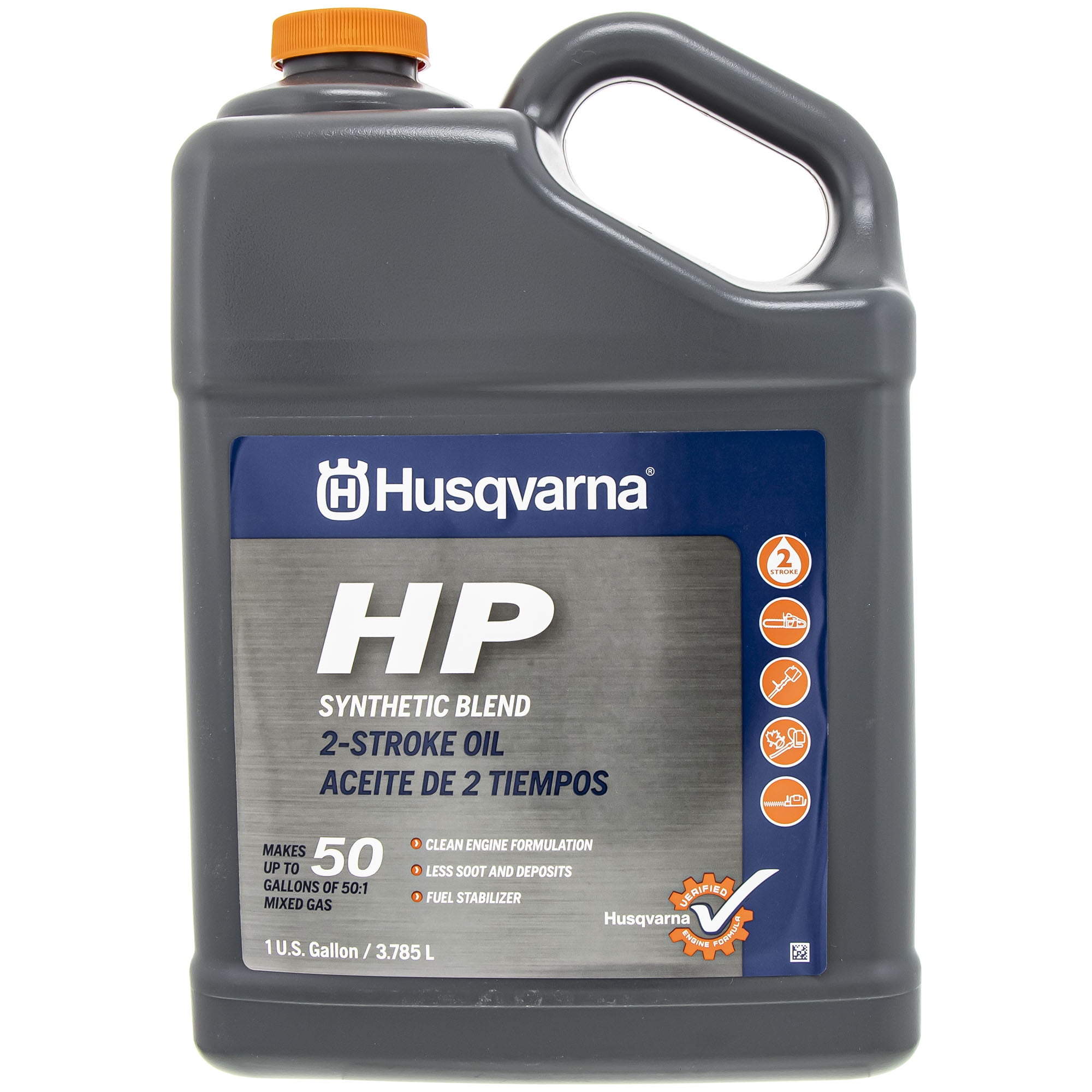 Husqvarna 1GHP High Performance 2-Stroke Engine Oil, 1 Gallon ...