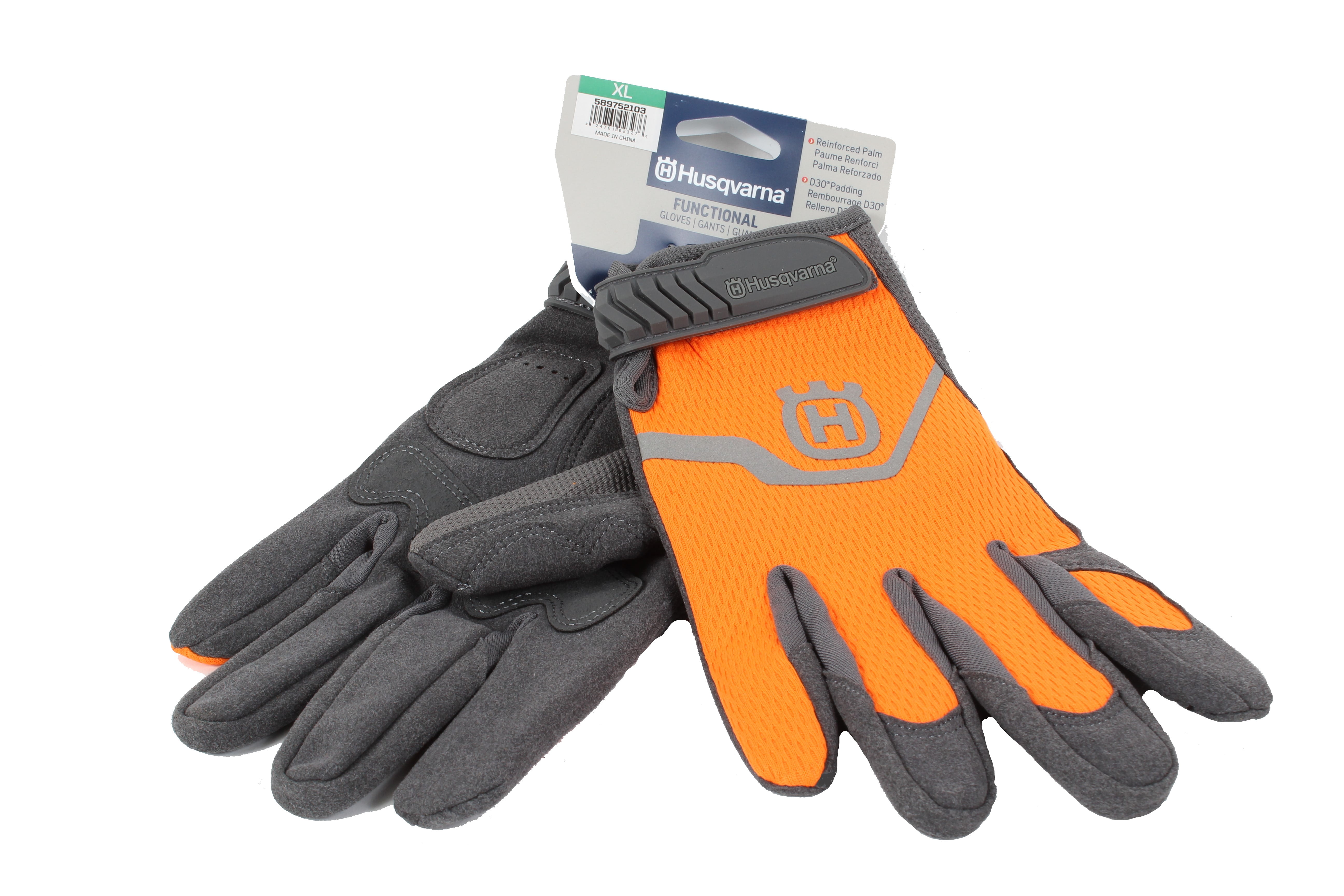 Husqvarna 589752103 XL Technical Work Gloves DuraHide D30 Padding High ...