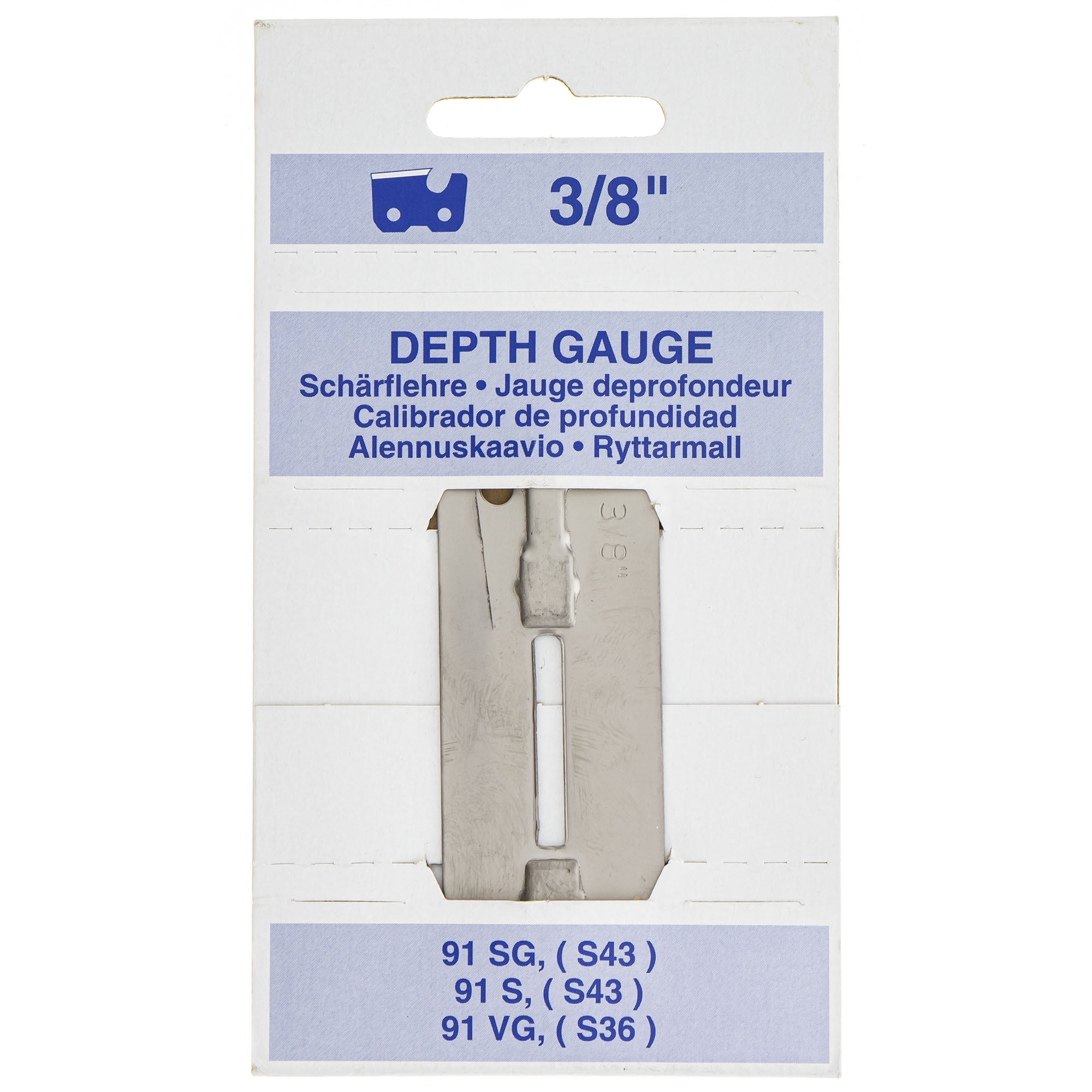 Husqvarna 596285104 3 8" Mini Hobby File Gauge Chainsaw Filing Depth ...