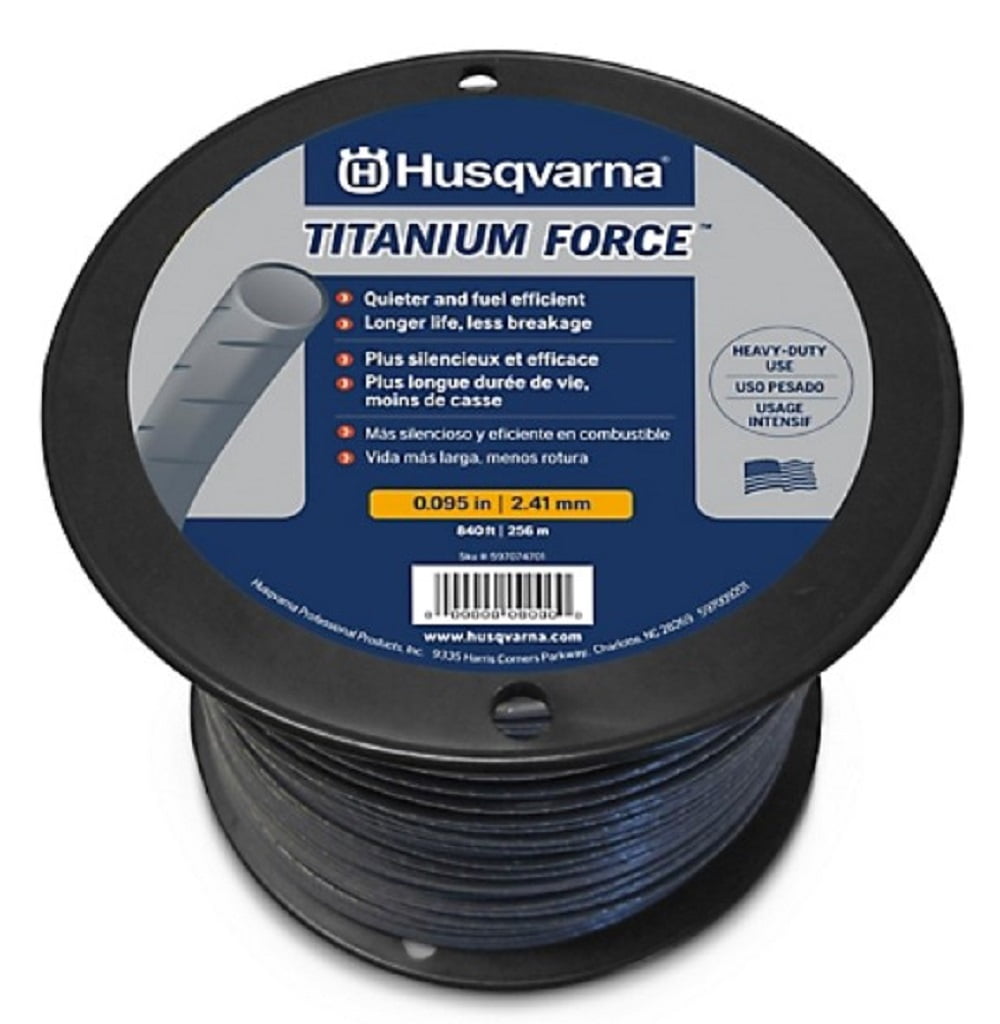 Husqvarna 597074701 Titanium Force 0.095-Inch String Trimmer Line Spool ...