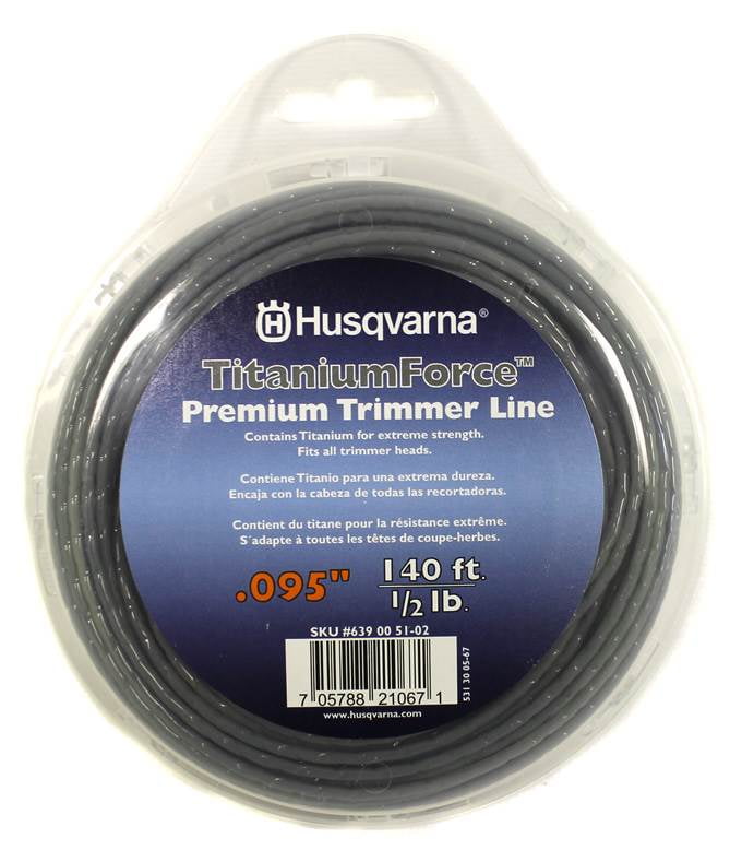 Husqvarna 639 00 51-02 140ft TitaniumForce Premium Trimmer Line String ...