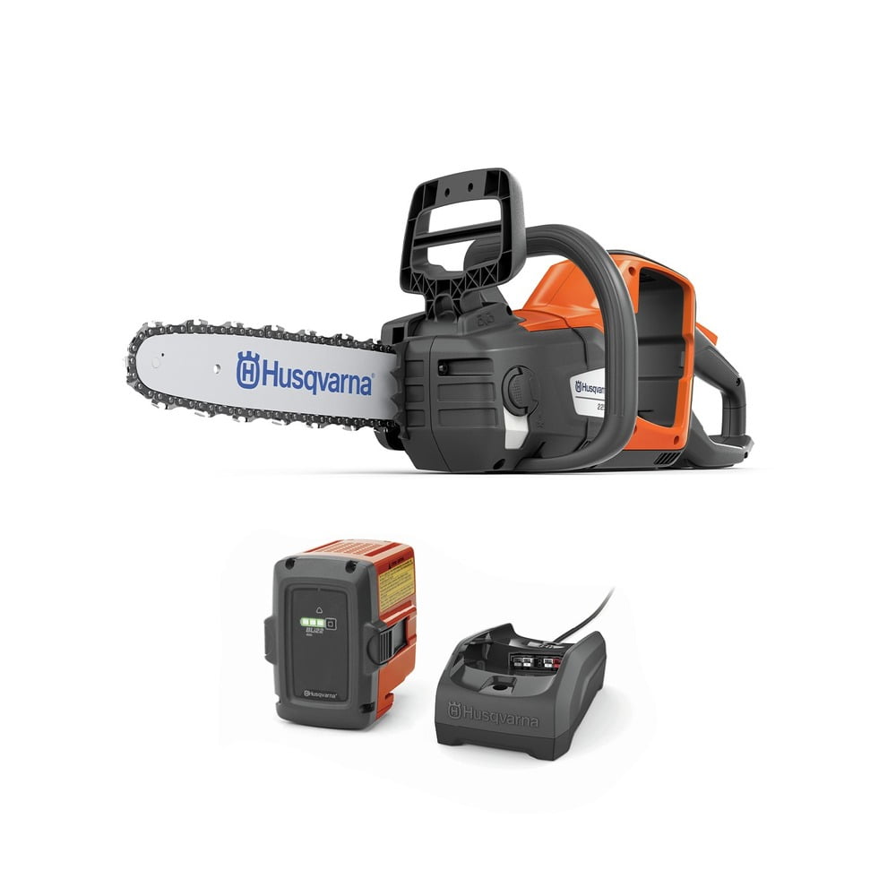 Husqvarna, Power Axe 225i Chainsaw, 14 in. 56V Lithium-Ion, Cordless ...