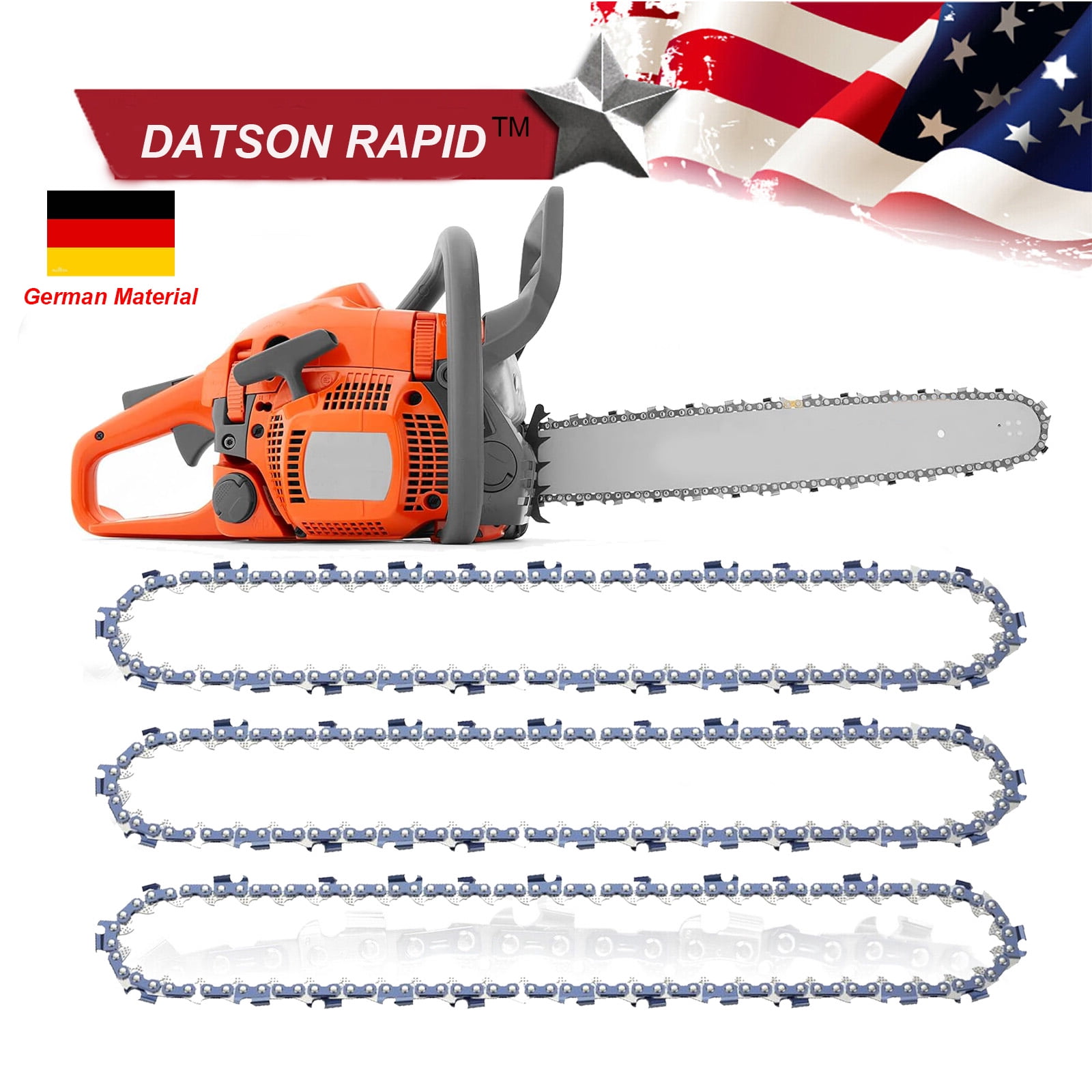 Husqvarna Chainsaw Chain 18 Inch .325" Pitch .050" Gauge, 72 Drive ...