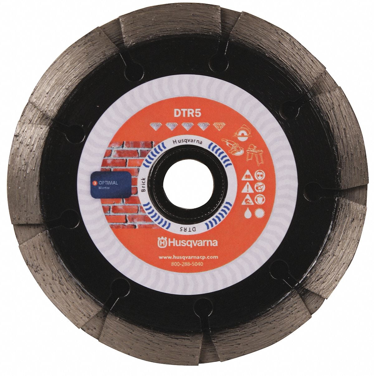 Husqvarna Diamond Saw Blade,Blade Dia. 5 in. DTR5 TP 5 - Walmart ...
