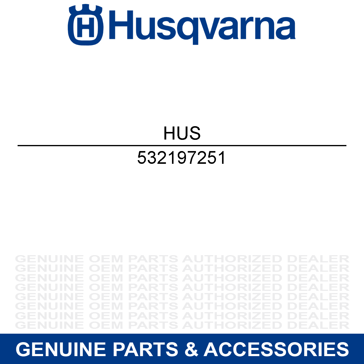 Husqvarna Genuine OEM Drive Belt - 532197253 - Walmart.com
