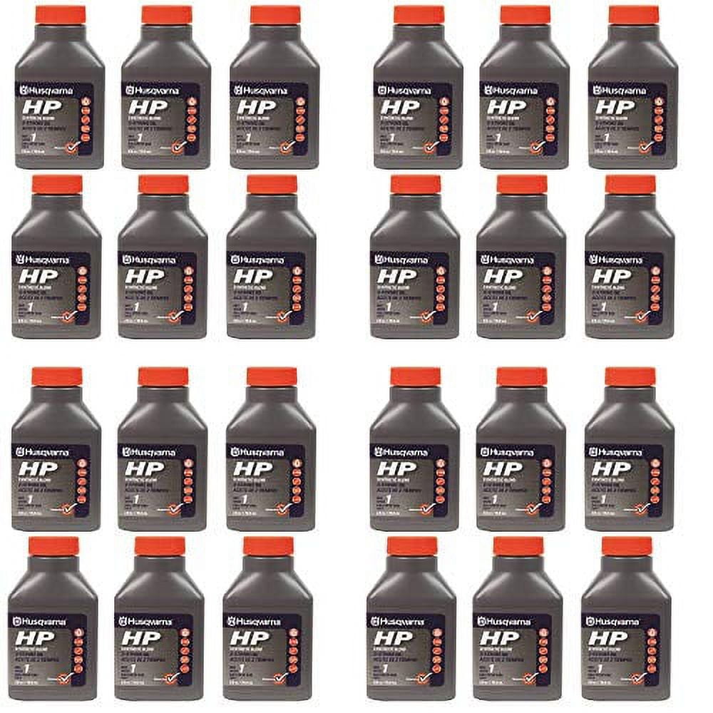 Husqvarna HP Synthetic Blend 2-Cycle Oil, 2.6 oz, 24-Pack, 593152601 ...