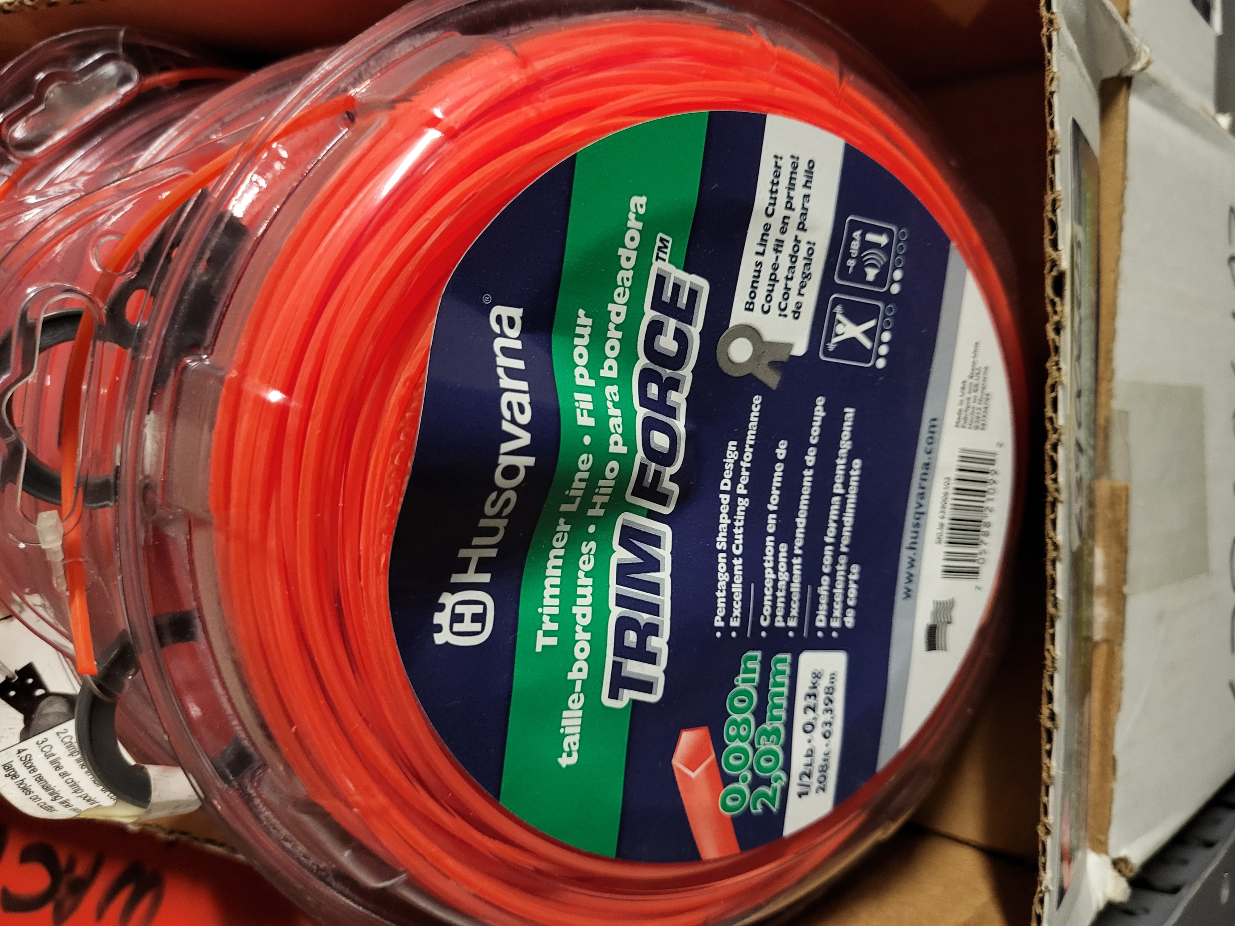 Husqvarna Trim Force .080 208' Trimmer Line - Walmart.com