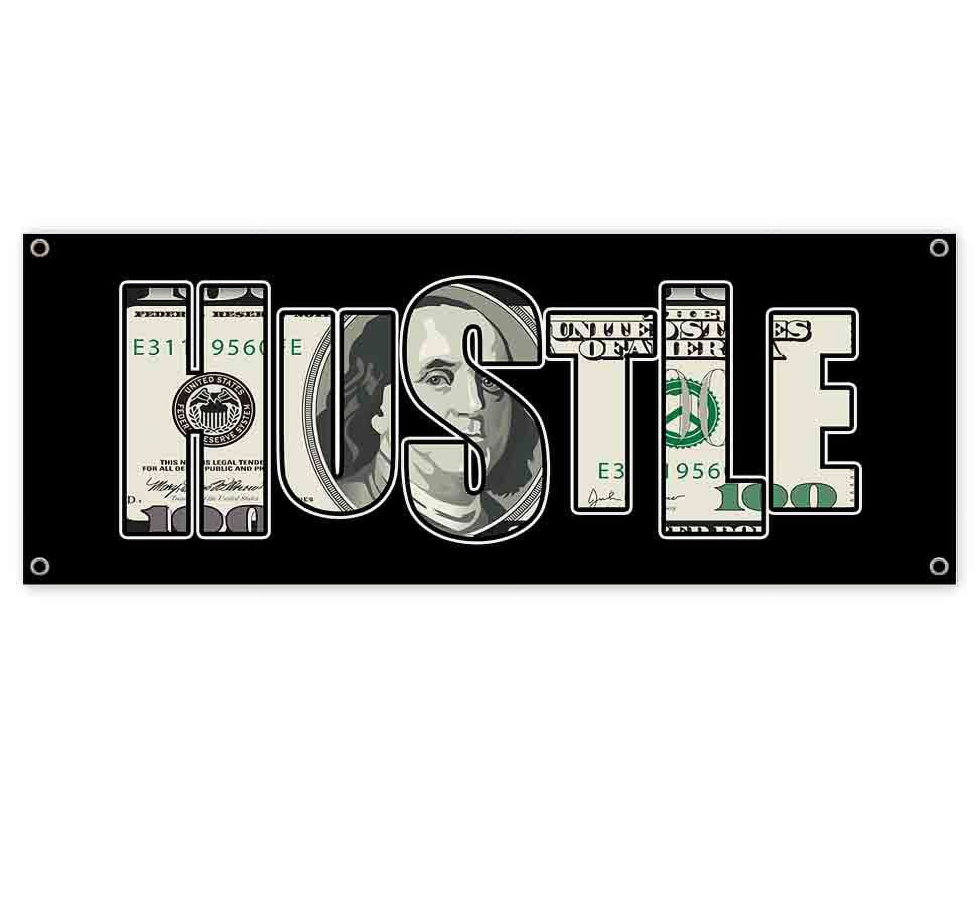Hustle 13 oz Vinyl Banner With Metal Grommets - Walmart.com