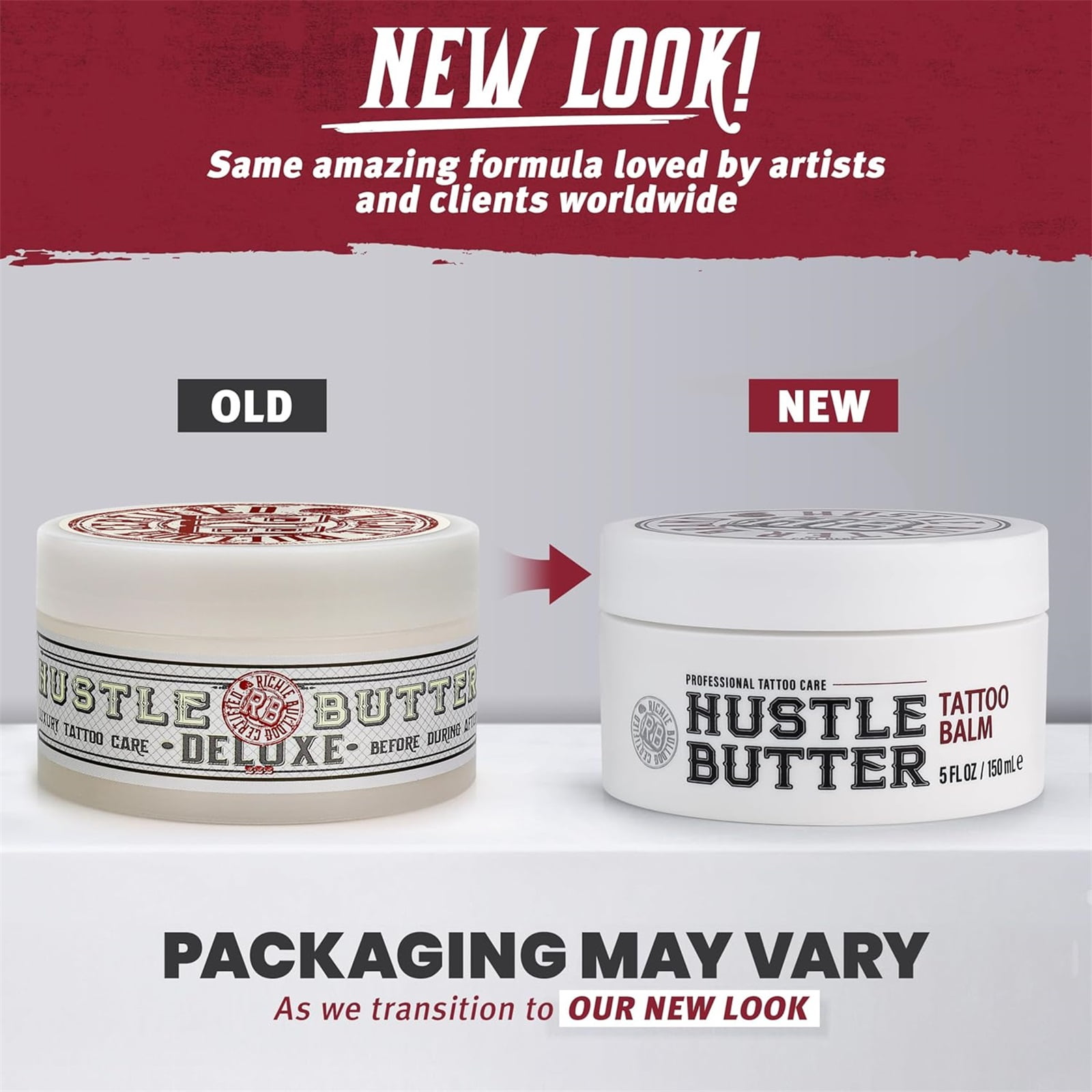 Hustle Butter Tattoo Aftercare 5oz Tattoo Balm, Heals + Protects New ...